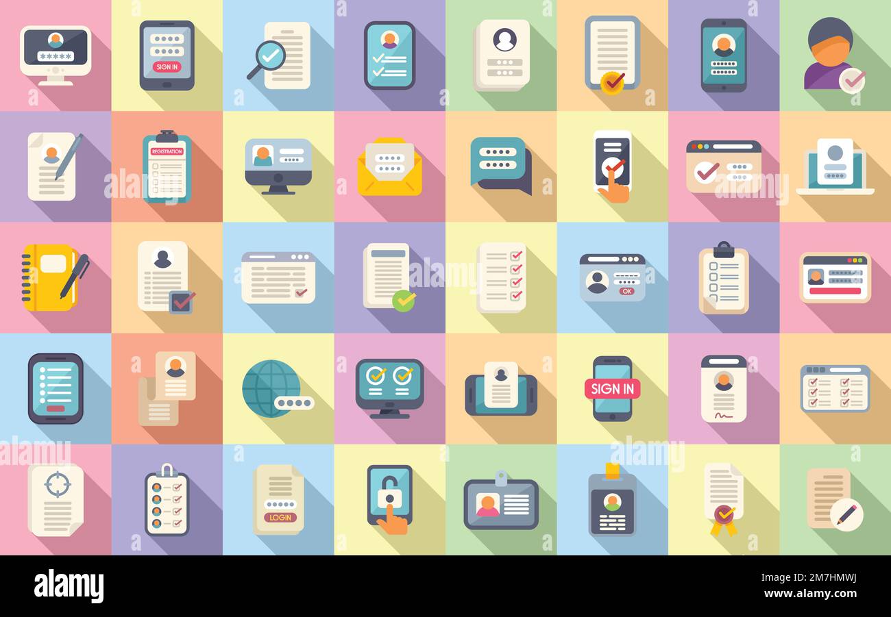 Create id Stock Vector Images - Alamy