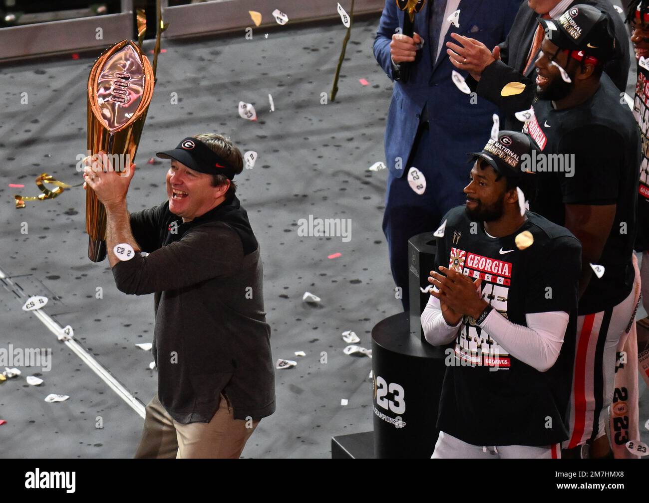 Inglewood, United States. 09th Jan, 2023. Georgia head coach Kirby ...