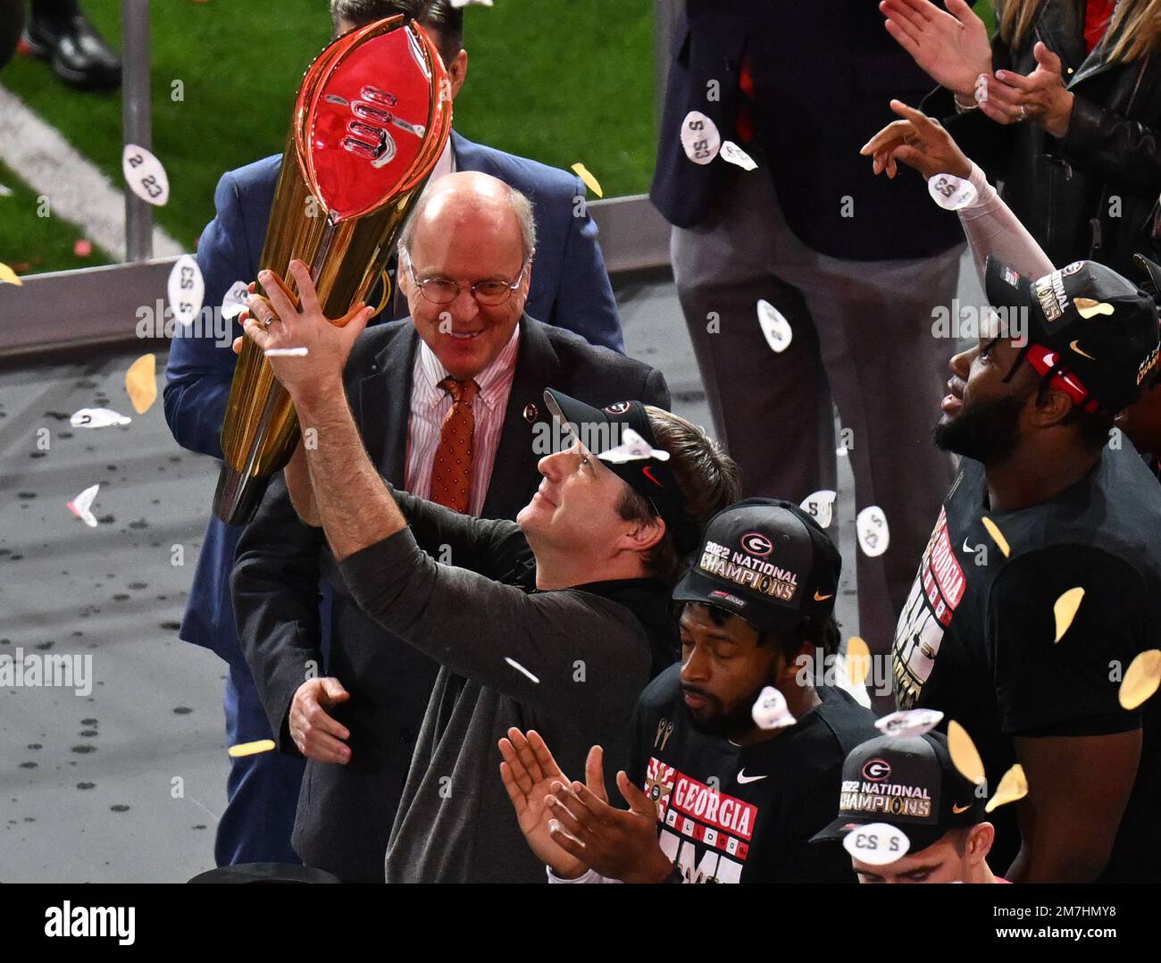 Inglewood, United States. 09th Jan, 2023. Georgia head coach Kirby ...