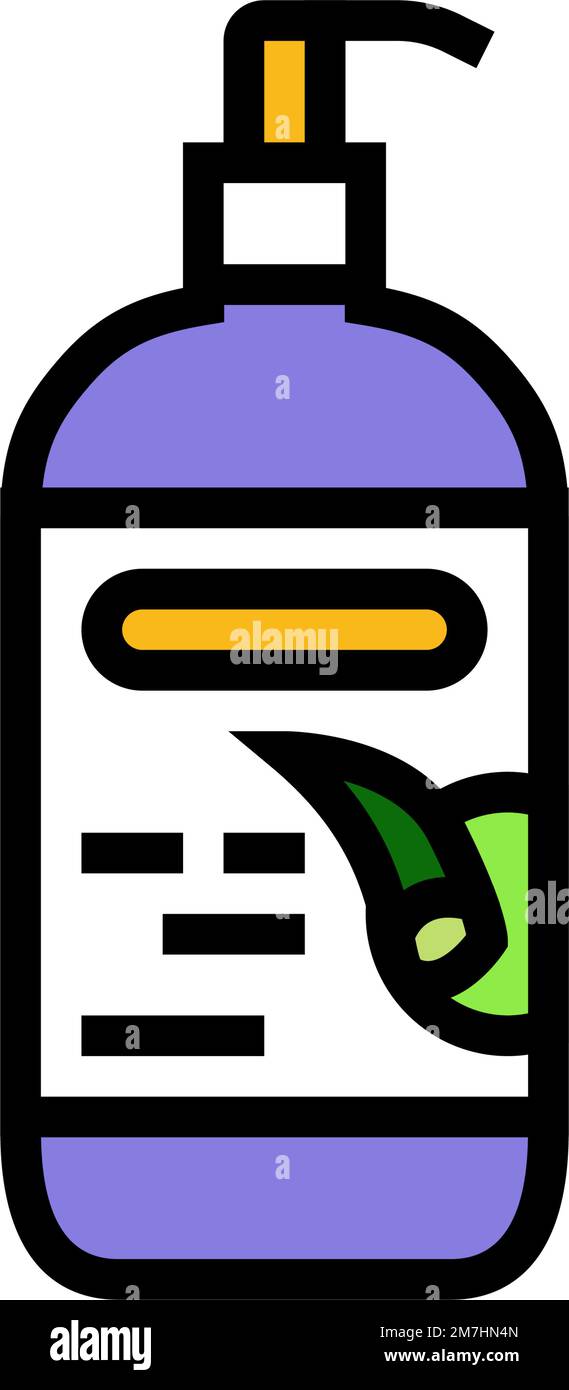 oil aloe vera color icon vector illustration Stock Vector Image & Art ...