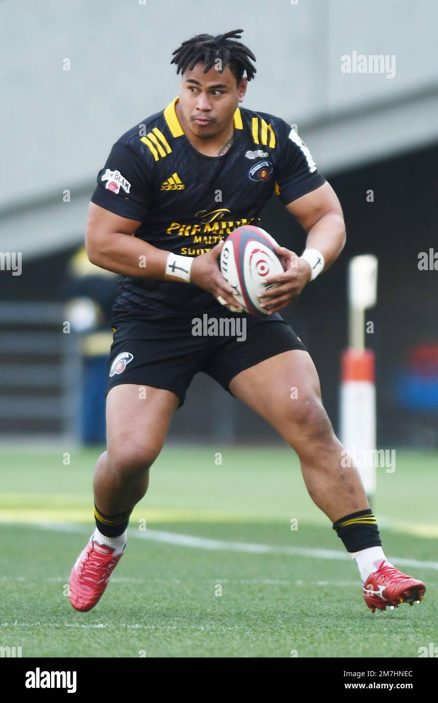 Ajinomoto Stadium, Tokyo, Japan. 7th Jan, 2023. Tevita Tatafu (Suntory ...
