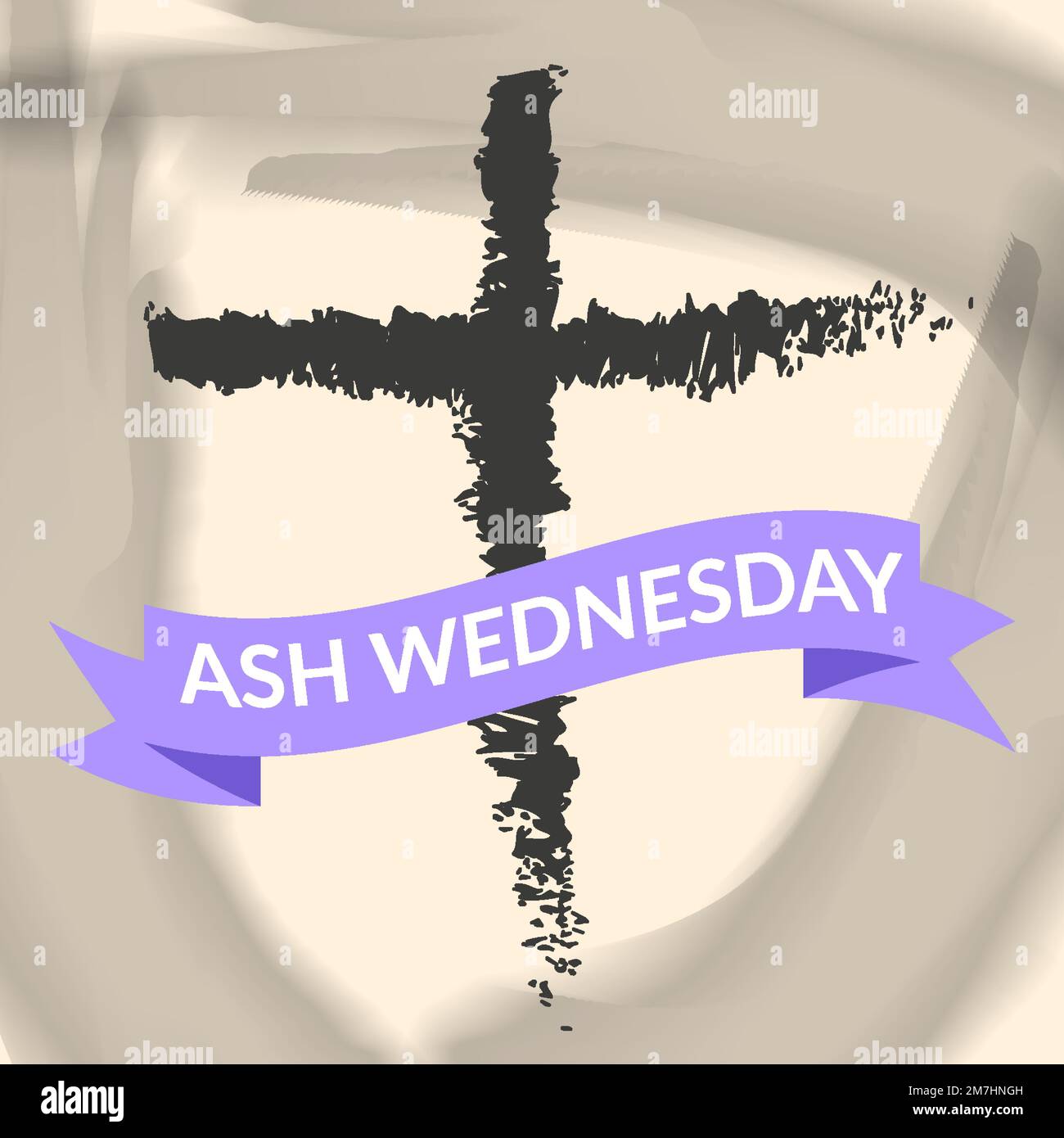 Ash wednesday vector vectors hi-res stock photography and images - Alamy