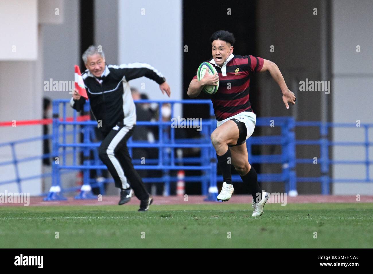 Tokyo, Japan. Credit: MATSUO. 8th Jan, 2023. Eito Maki Rugby : The 59th ...