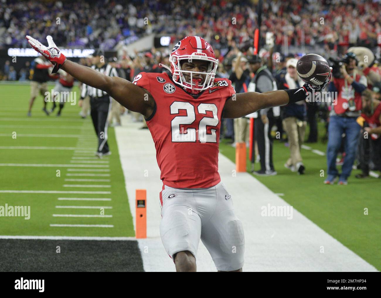 Inglewood, United States. 09th Jan, 2023. Georgia Bulldogs running back ...
