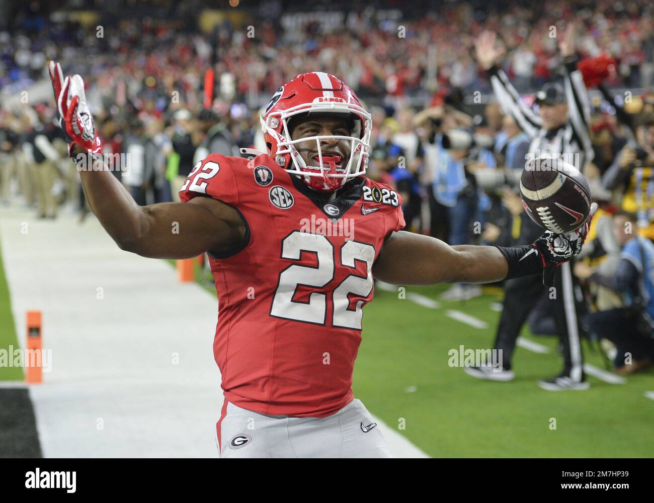 Inglewood, United States. 09th Jan, 2023. Georgia Bulldogs running back ...