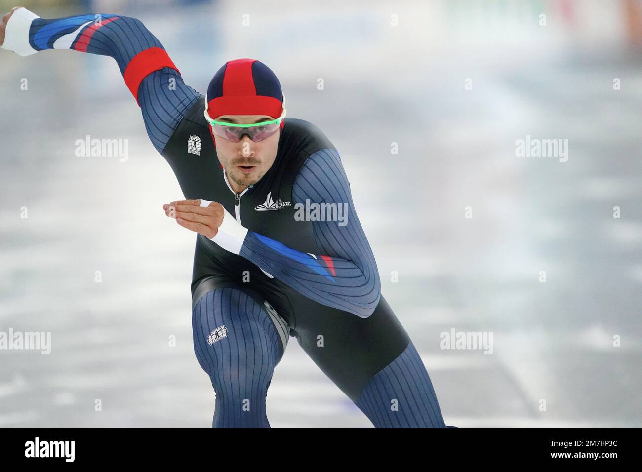 Cornelius Kersten (GBR) in action on 1000m men during ISU European ...
