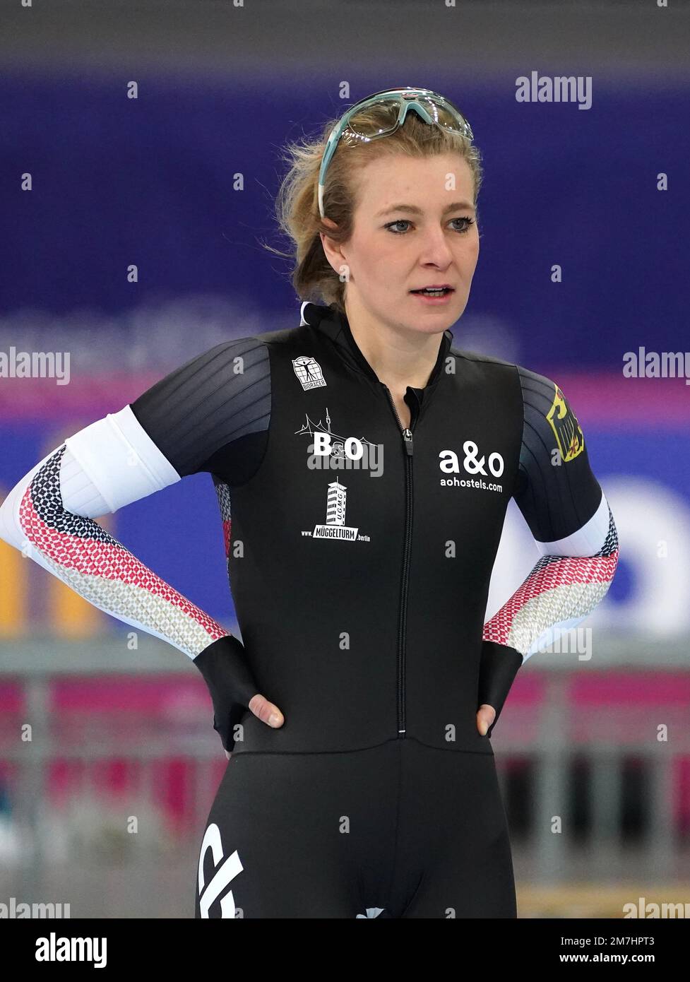 Michelle Uhrig (GER) competing in 500m women Allround during ISU ...