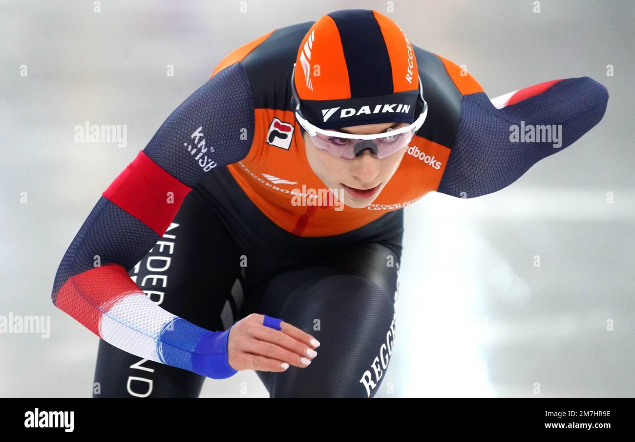 Femke Kok (NED), 1000m women, during ISU European Speed Skating ...