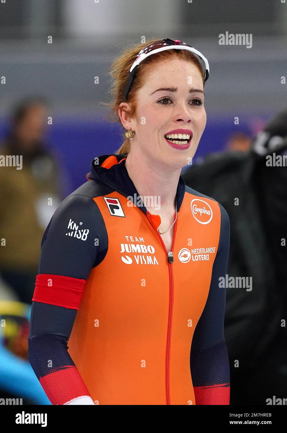Antoinette Rijpma-de Jong (NED) competing in 500m women Allround during ...