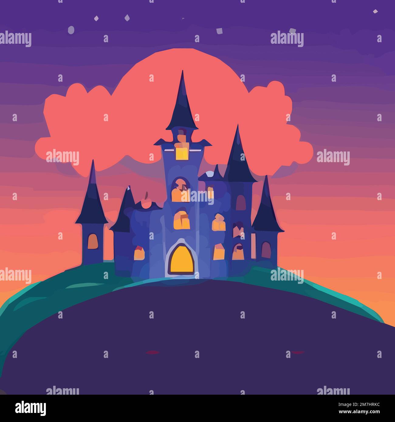 Gothic design canvas Stock Vector Images - Alamy