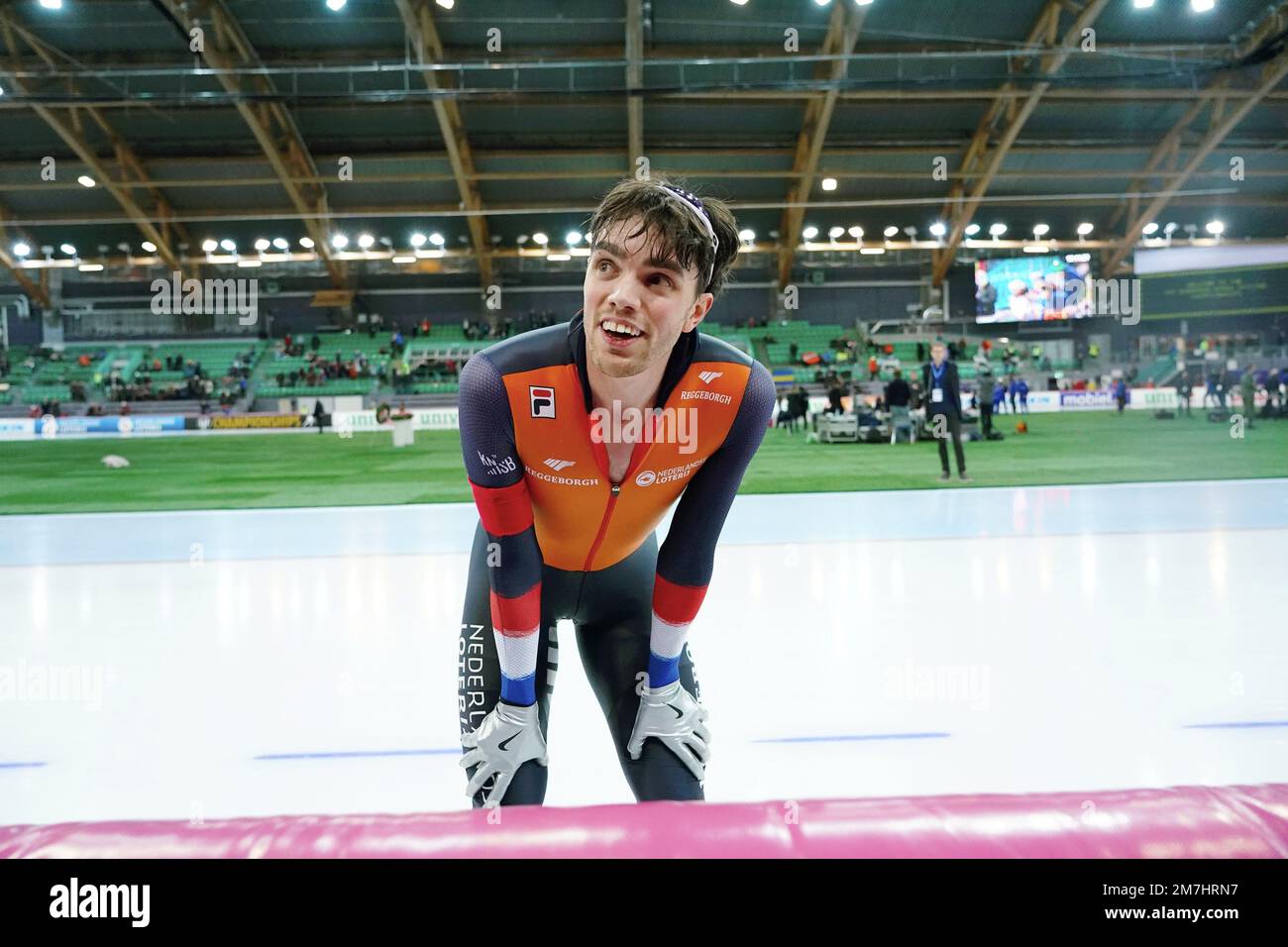 Patrick Roest (NED) on 10.000m during ISU European Speed Skating ...
