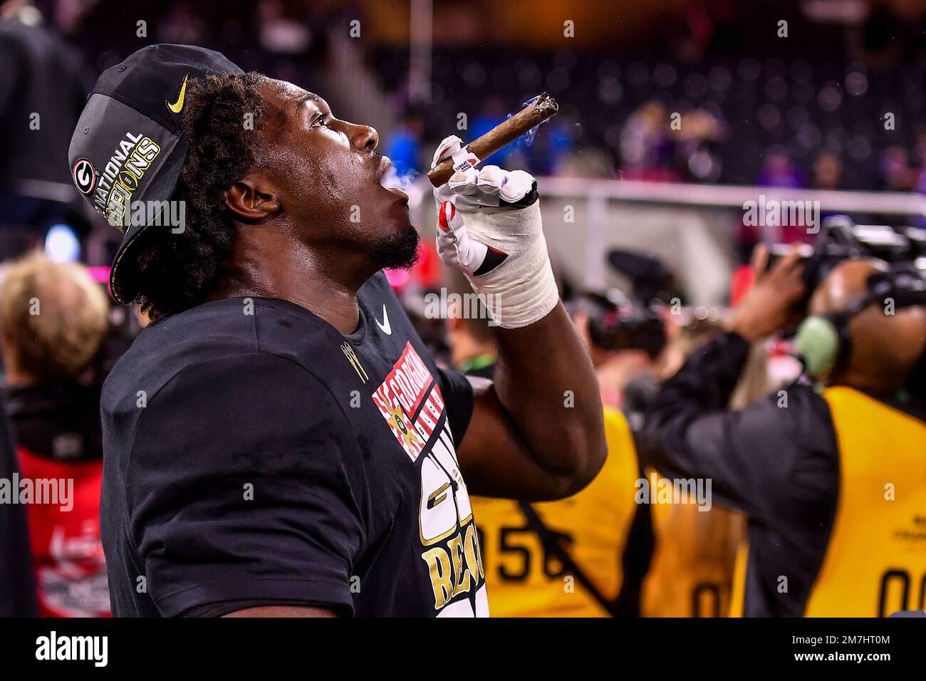 January 9, 2023 Inglewood, CA.Georgia Bulldogs wide receiver Arian ...