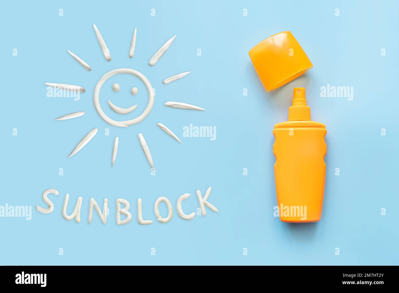 Spray to protect against sunburn product hi-res stock photography and ...