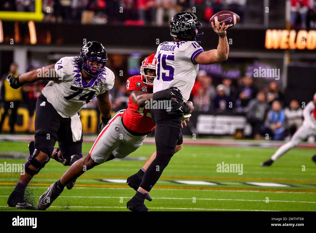 Mykel williams tcu hi-res stock photography and images - Alamy