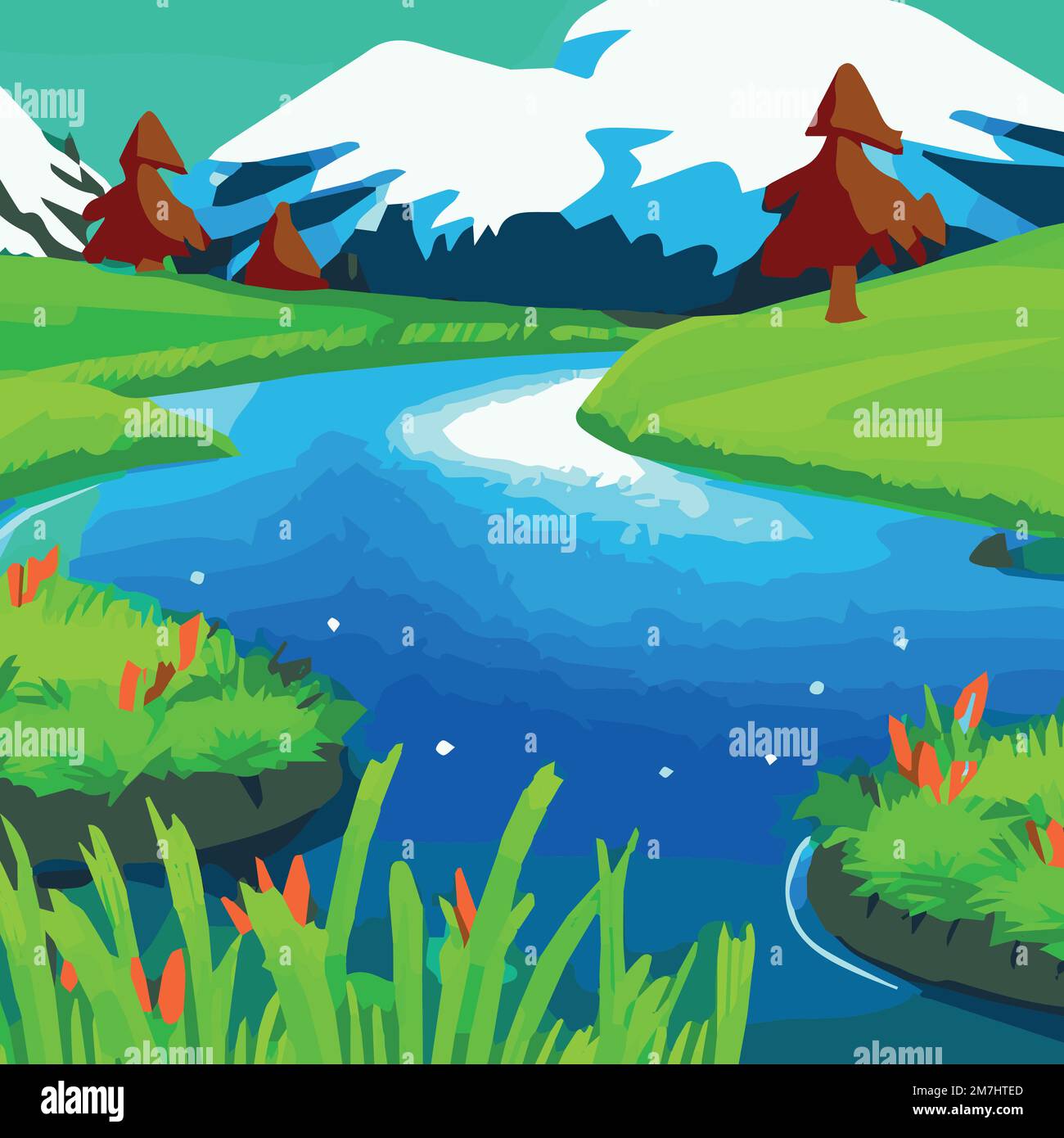 Sunbeam nature Stock Vector Images - Alamy