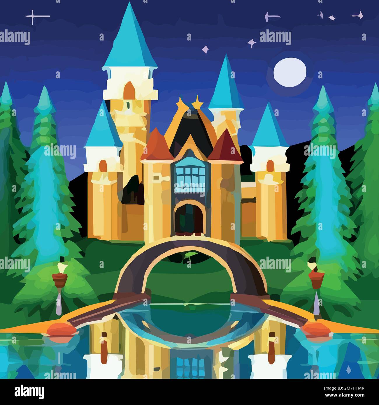 Gates of the king Stock Vector Images - Alamy