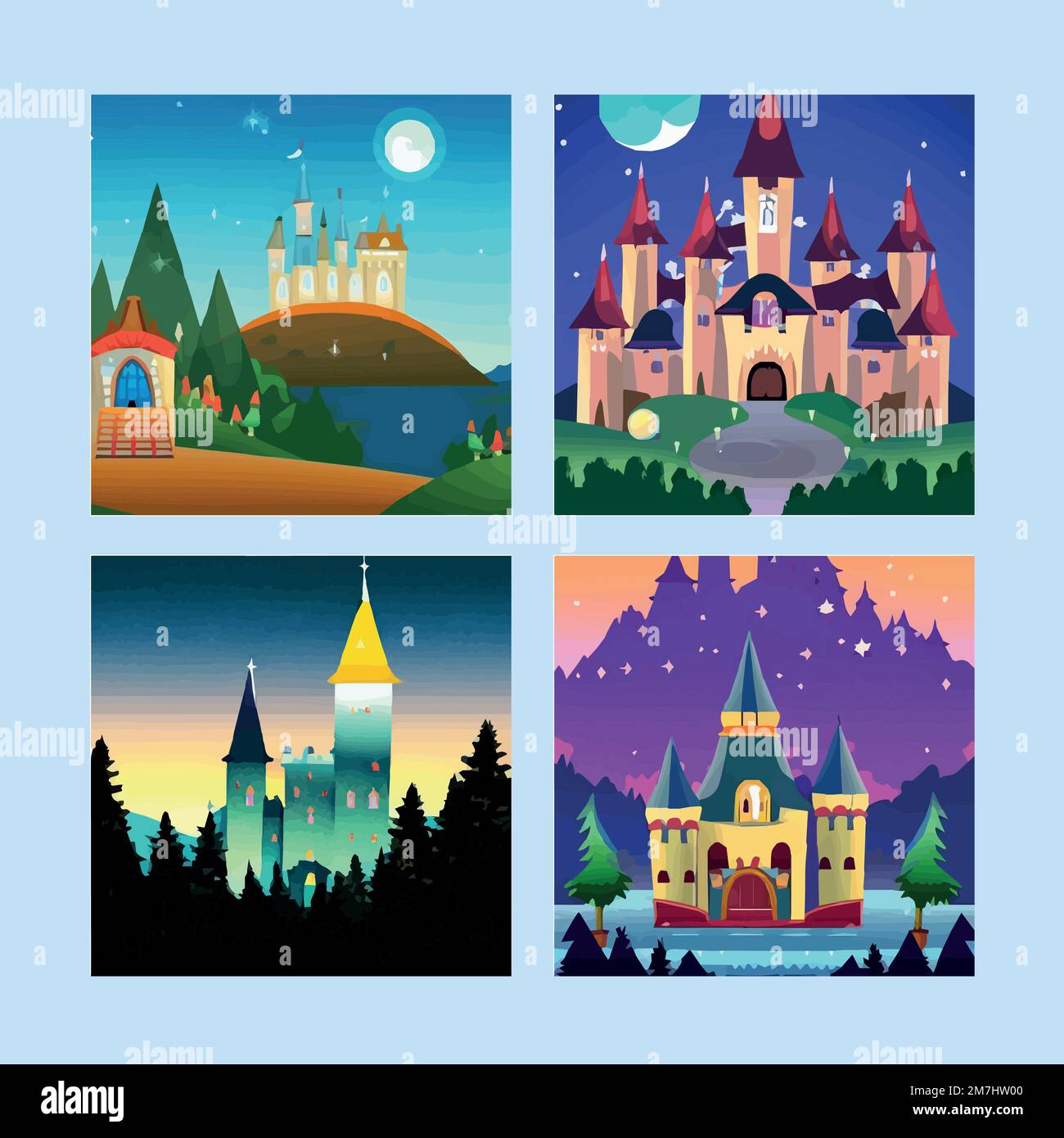 Gothic style of construction Stock Vector Images - Alamy