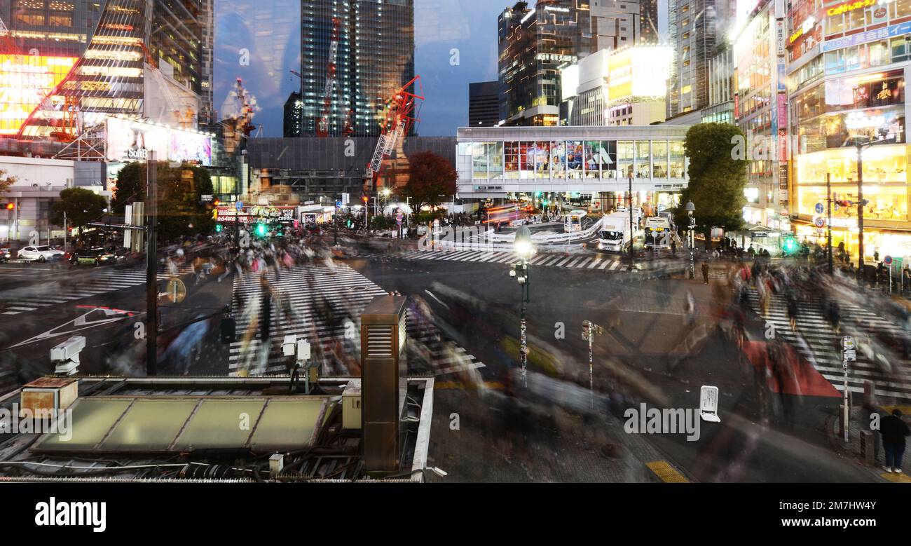 Shibuya Crossing is the world's busiest pedestrian crossing. Shibuya ...