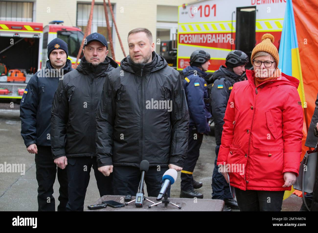 Non Exclusive: KYIV, UKRAINE - JANUARY 9, 2023 - Head of the State ...