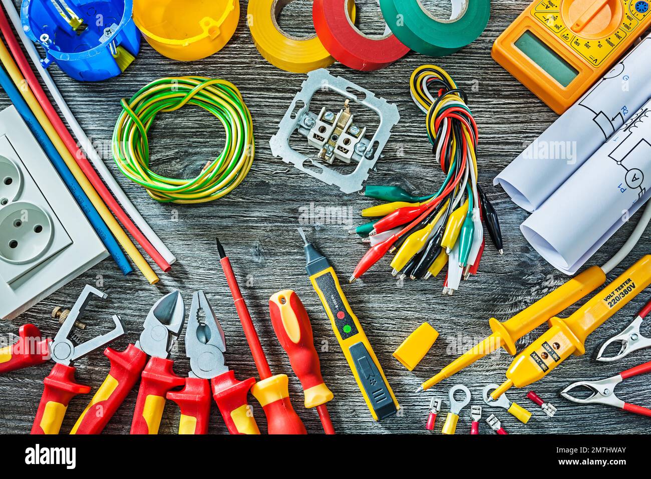 Vintage digital multimeter hi-res stock photography and images - Alamy