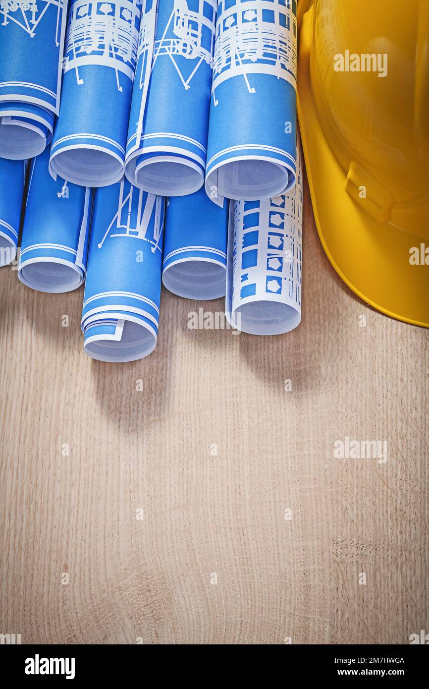 Blue construction plans building hi-res stock photography and images ...