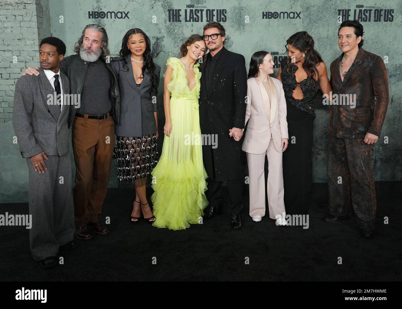 Los Angeles, USA. 09th Jan, 2023. (L-R) THE LAST OF US Cast - Lamar Johnson, Jeffrey Pierce ...