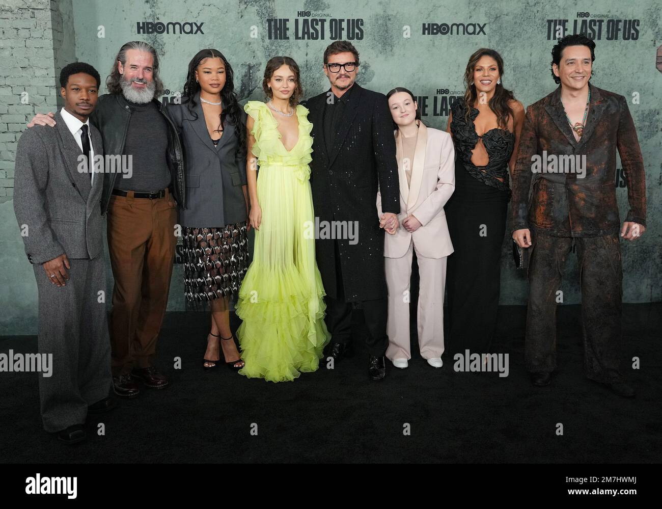 Los Angeles, USA. 09th Jan, 2023. (L-R) THE LAST OF US Cast - Lamar ...