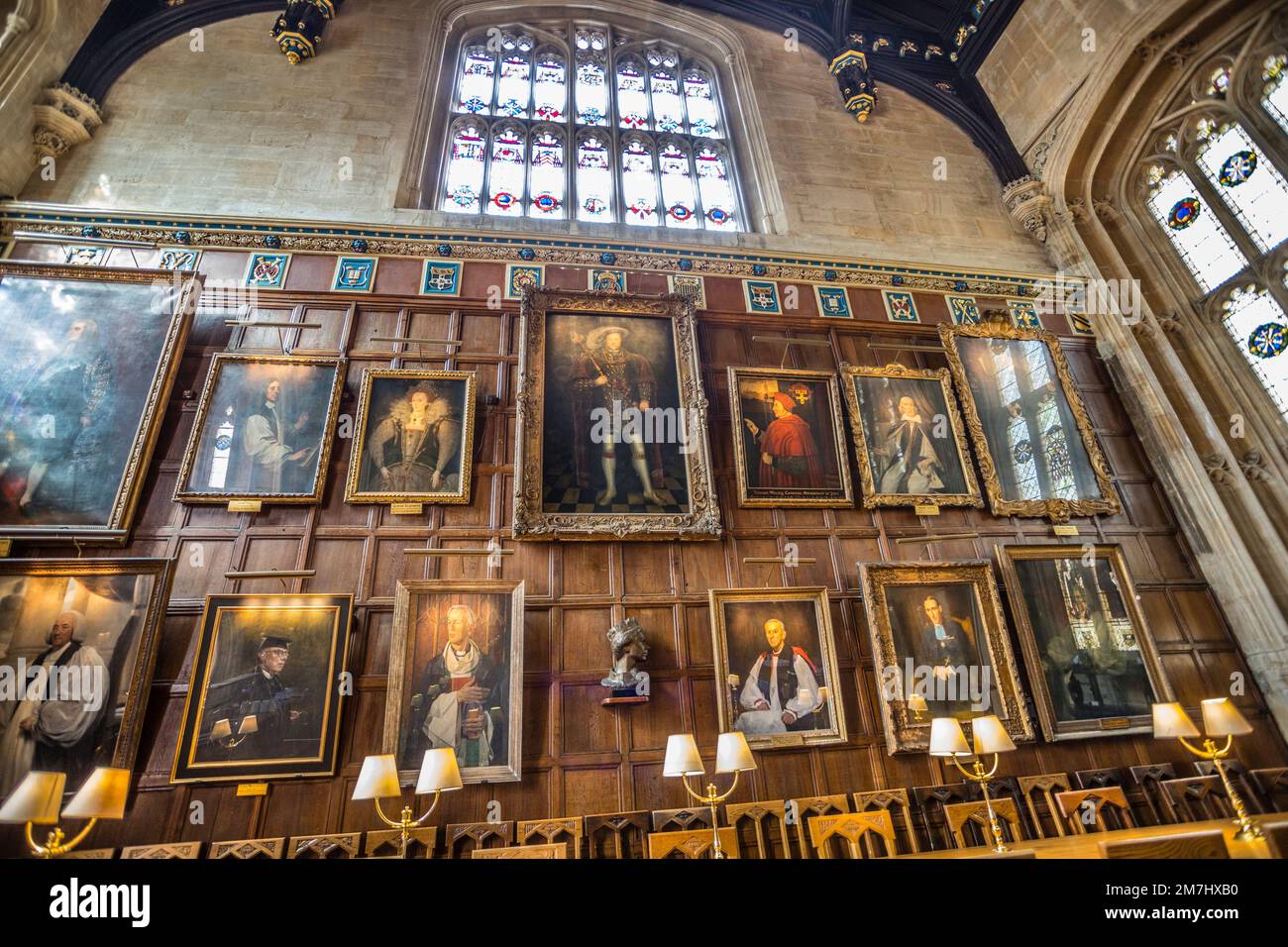 portraits of famous members of Christ Church College Oxford at the ...