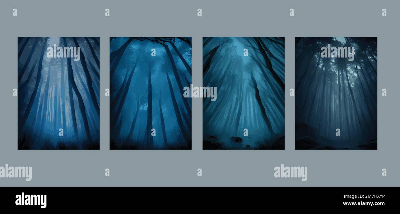 Misty border Stock Vector Images - Alamy