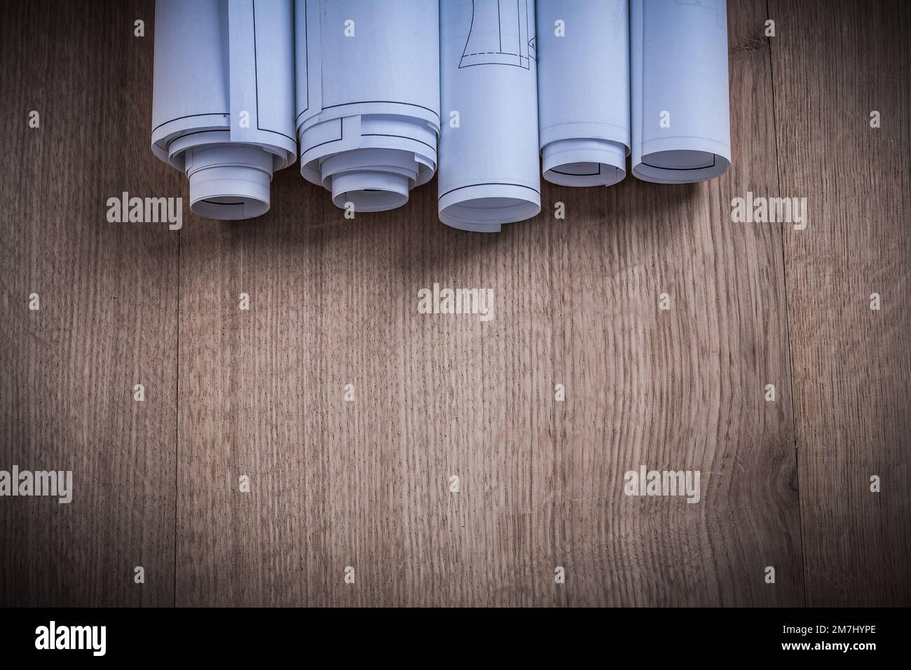 Horizontal image of construction drawings architecture and building ...