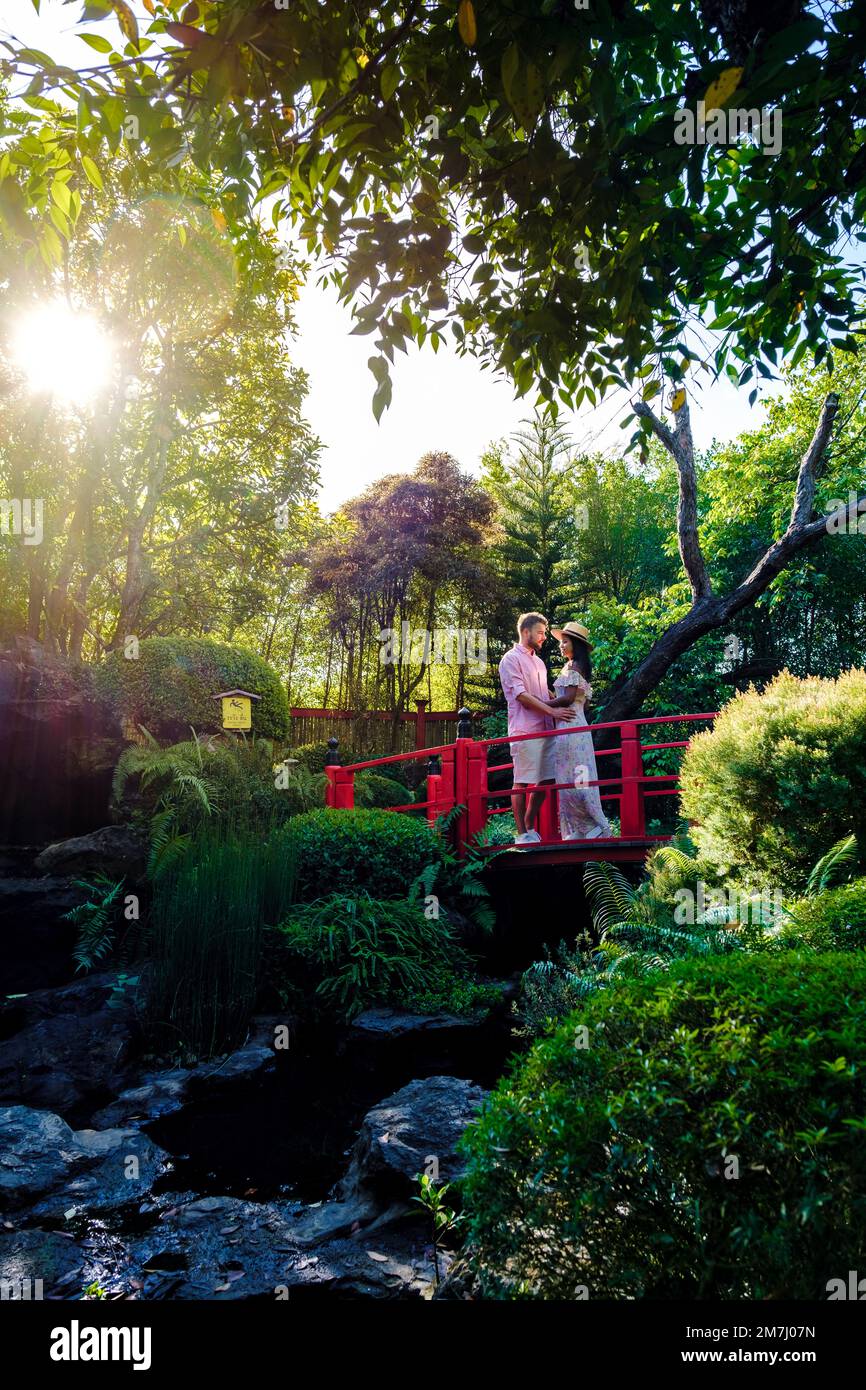 The couple visits a Bamboo forest in Chiang Mai Thailand, and a bamboo forest in a Japanese ...
