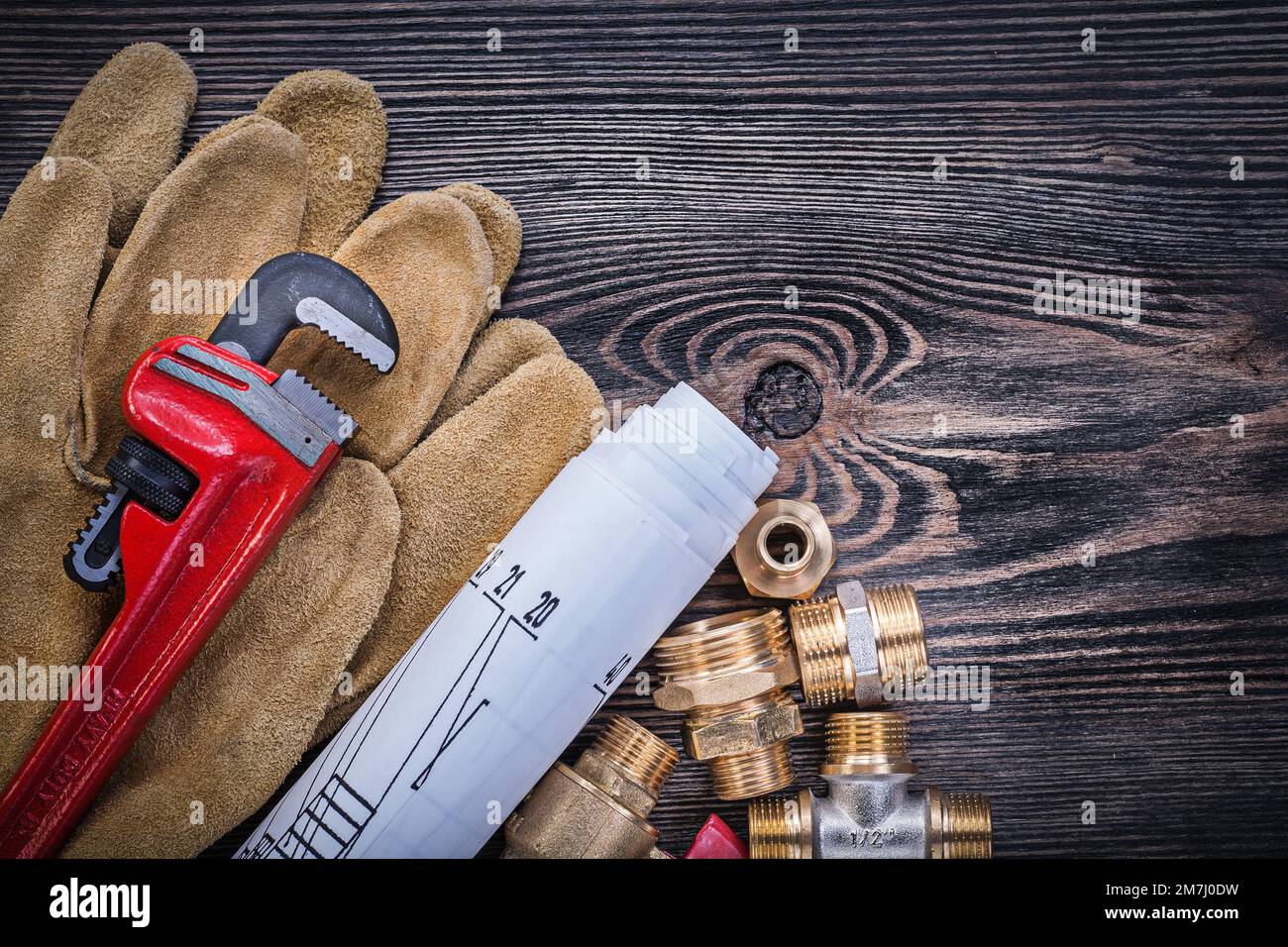 Protective gloves pipe wrench construction drawings brass plumbing ... Protective gloves pipe wrench construction drawings brass plumbing ...