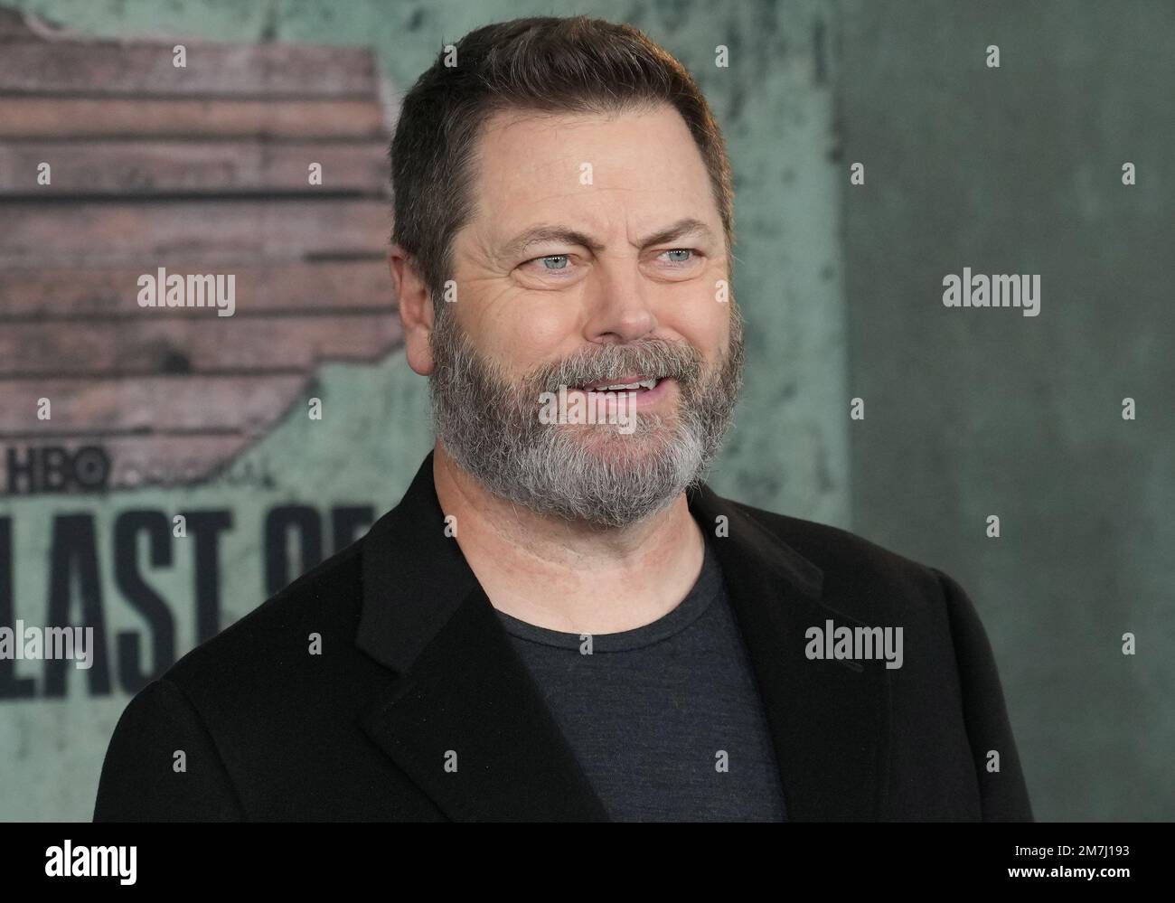 Los Angeles, USA. 09th Jan, 2023. Nick Offerman arrives at HBO's THE ...