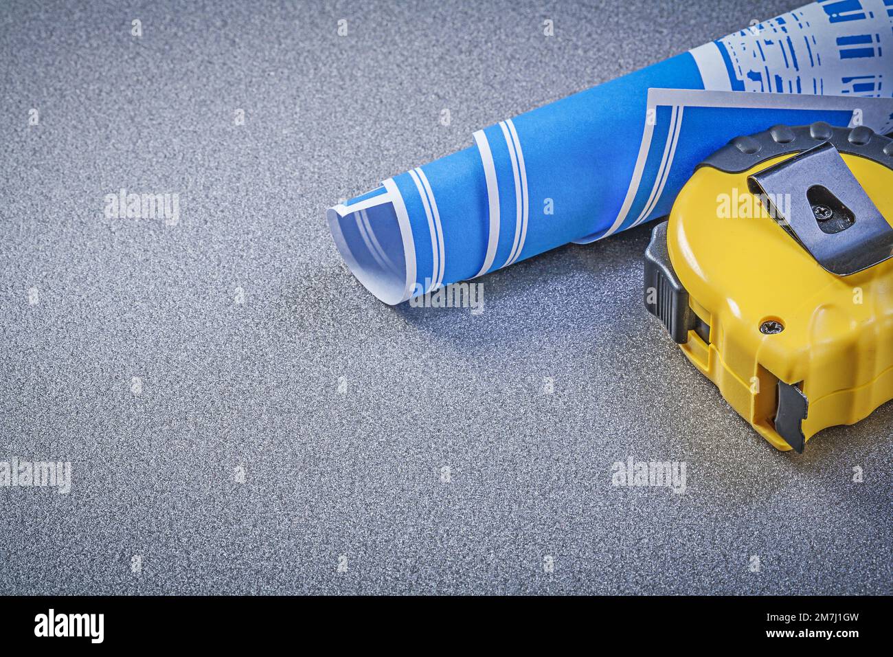 Rolled blueprint hi-res stock photography and images - Alamy