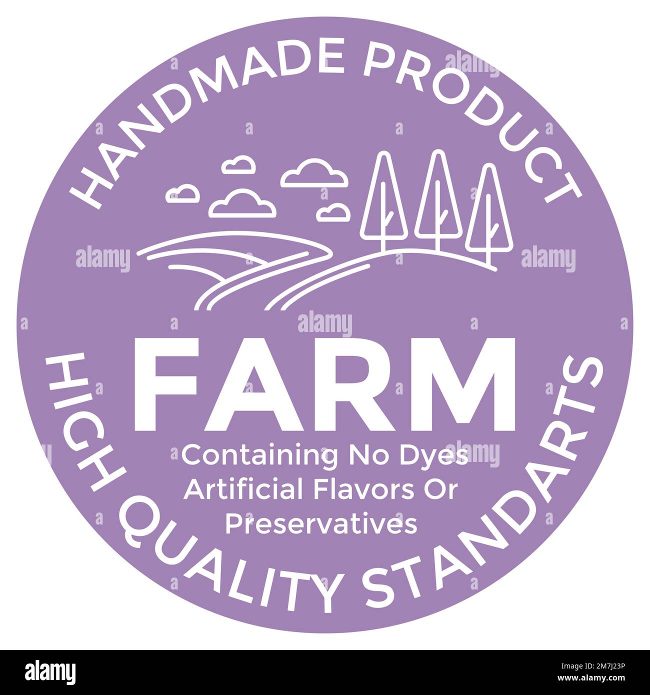 Handmade product high quality standards label Stock Vector Image & Art ...