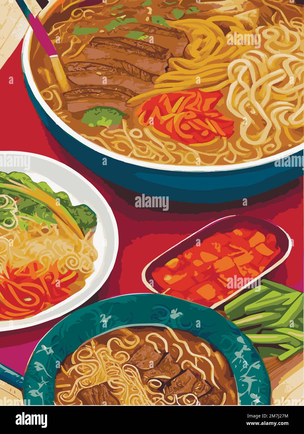 Vintage dinner plates Stock Vector Images - Alamy