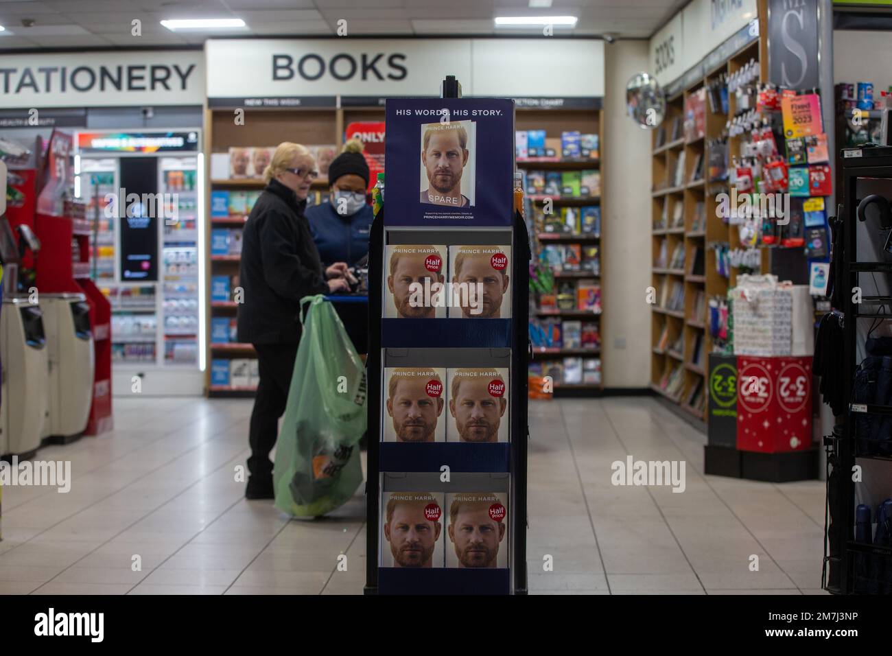 London, England, UK. 10th Jan, 2023. A bookstore in central London is ...