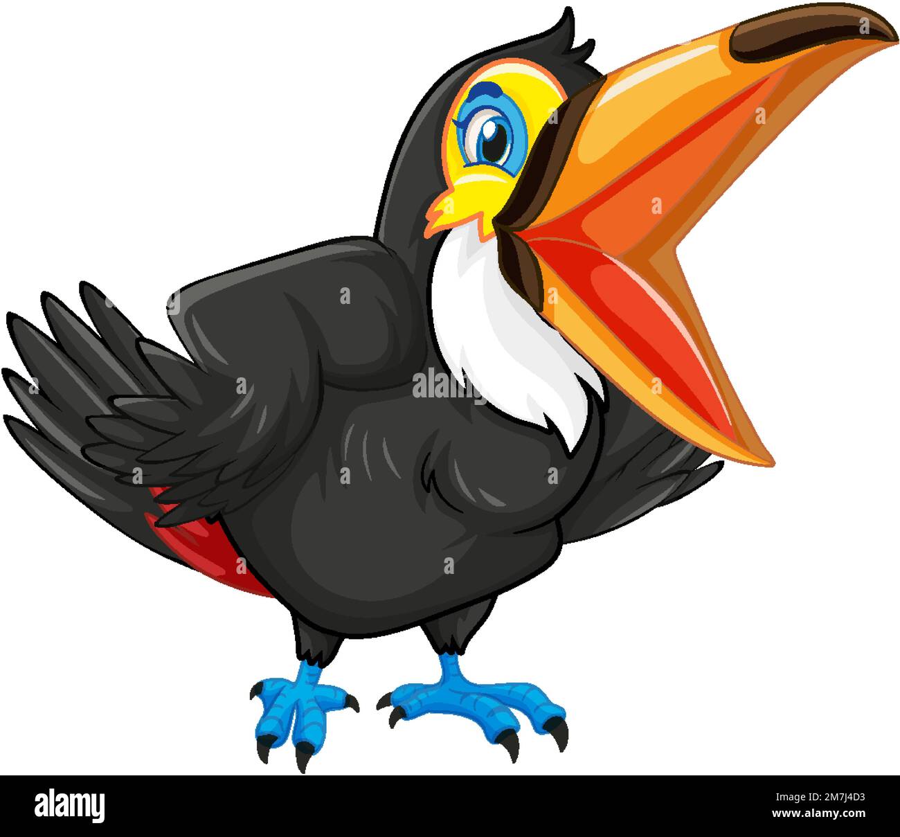 Toucan bird cartoon character illustration Stock Vector Image & Art - Alamy