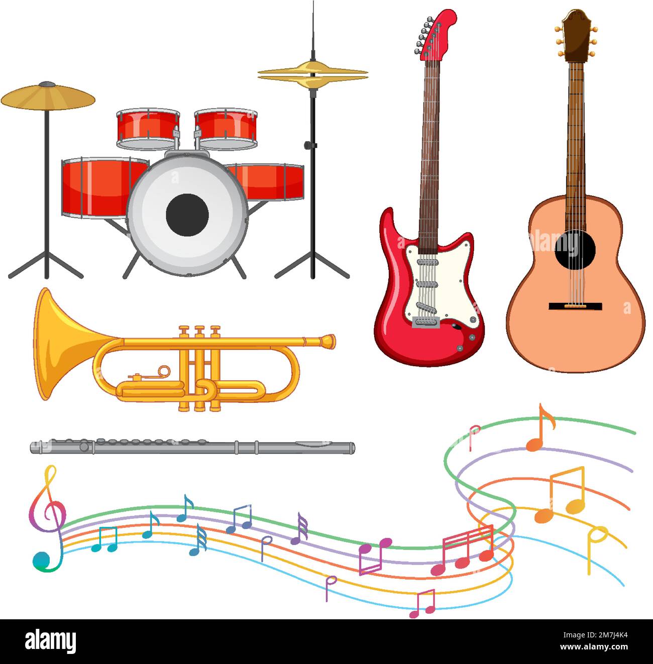 Musical Instruments Illustration Drawing at Frank Mcbride blog