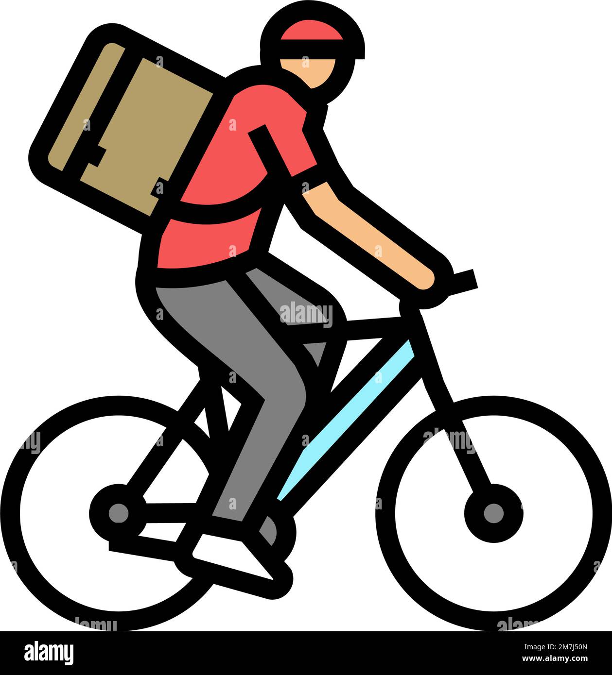 Cargo bike courier internet hi-res stock photography and images - Alamy
