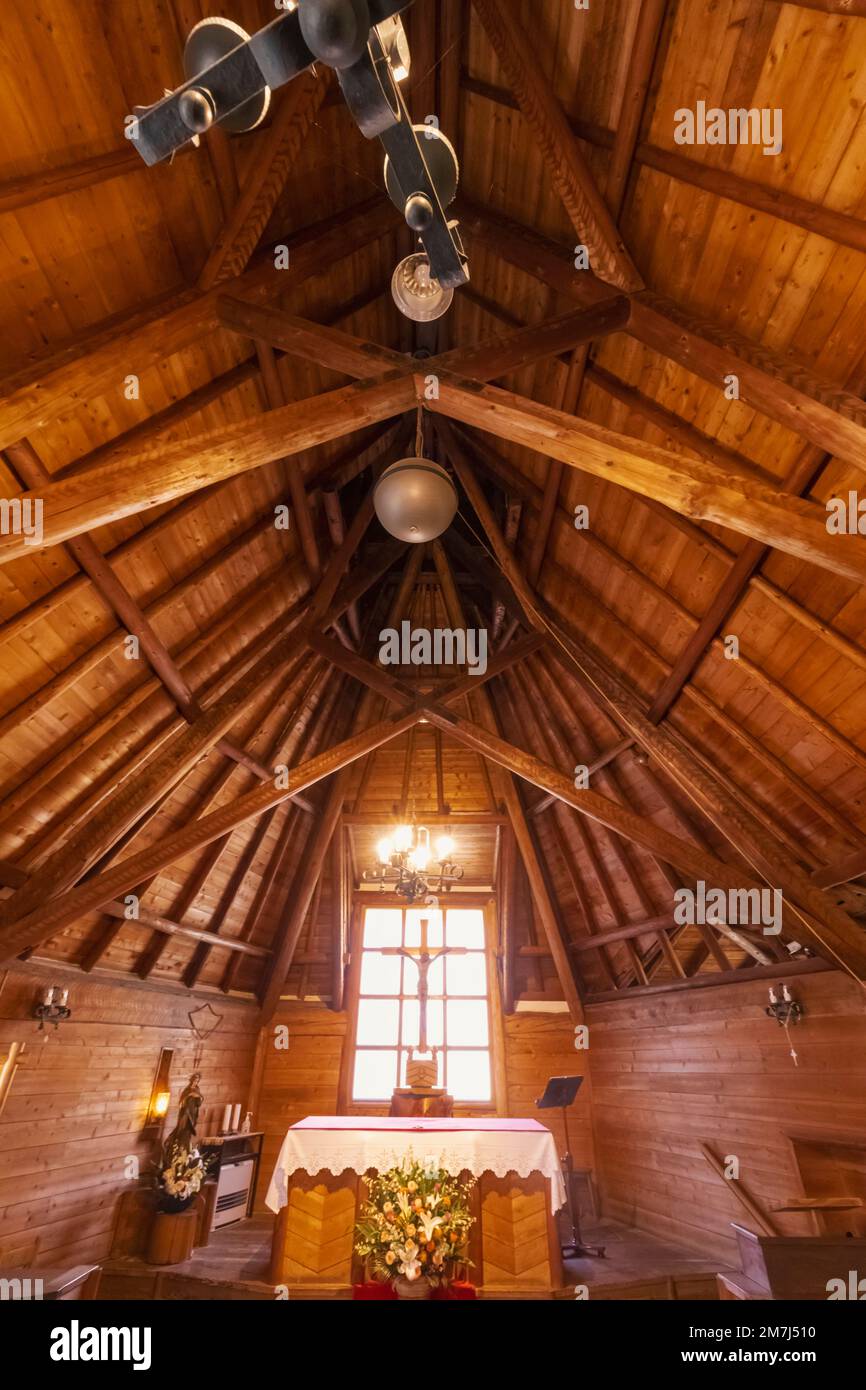 Japan, Honshu, Nagano Prefecture, Karuizawa, St.Paul's Catholic Church ...