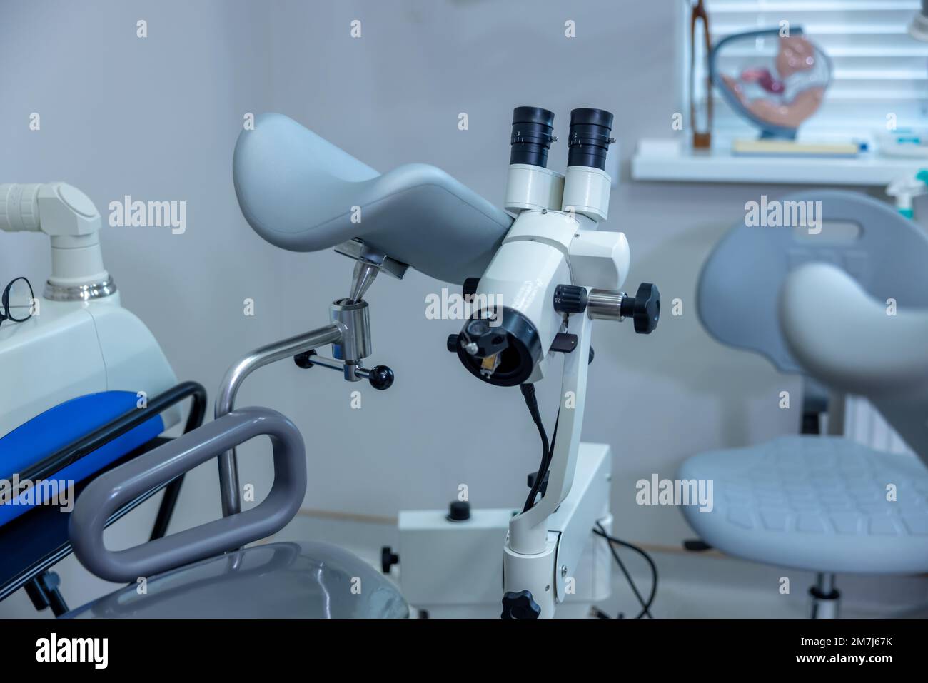 Medical equipment in a modern doctors office Stock Photo - Alamy