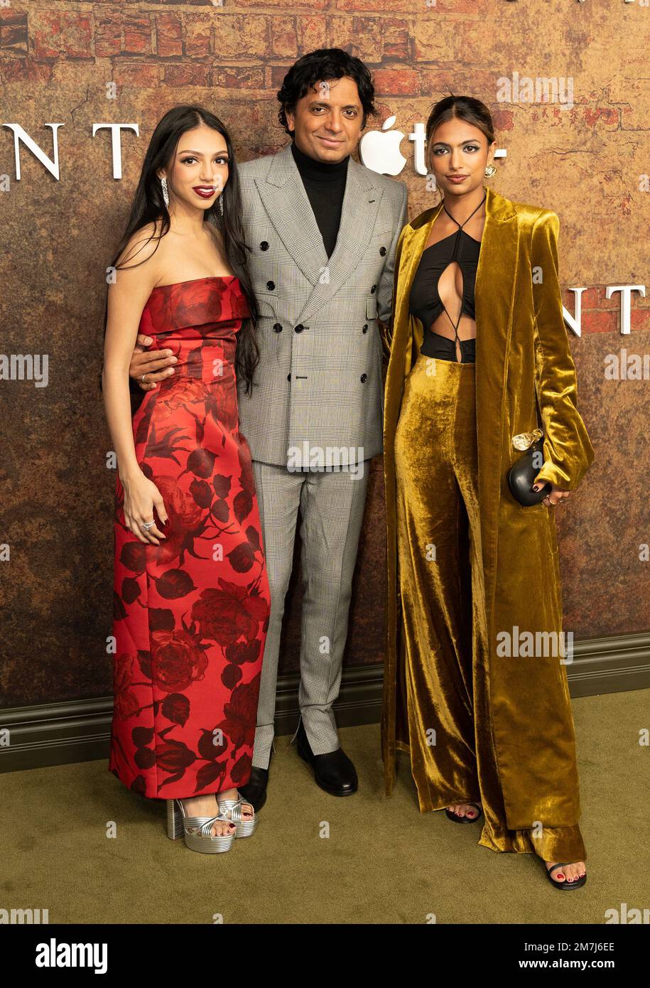 New York, United States. 09th Jan, 2023. Saleka Shyamalan, M. Night ...