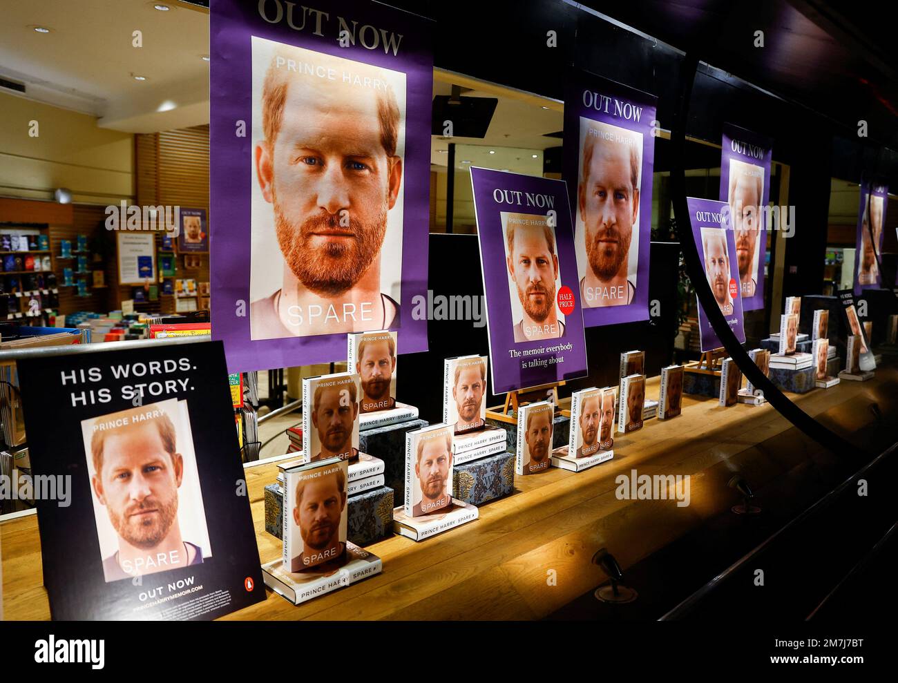 Prince harrys autobiography spare hi-res stock photography and images ...