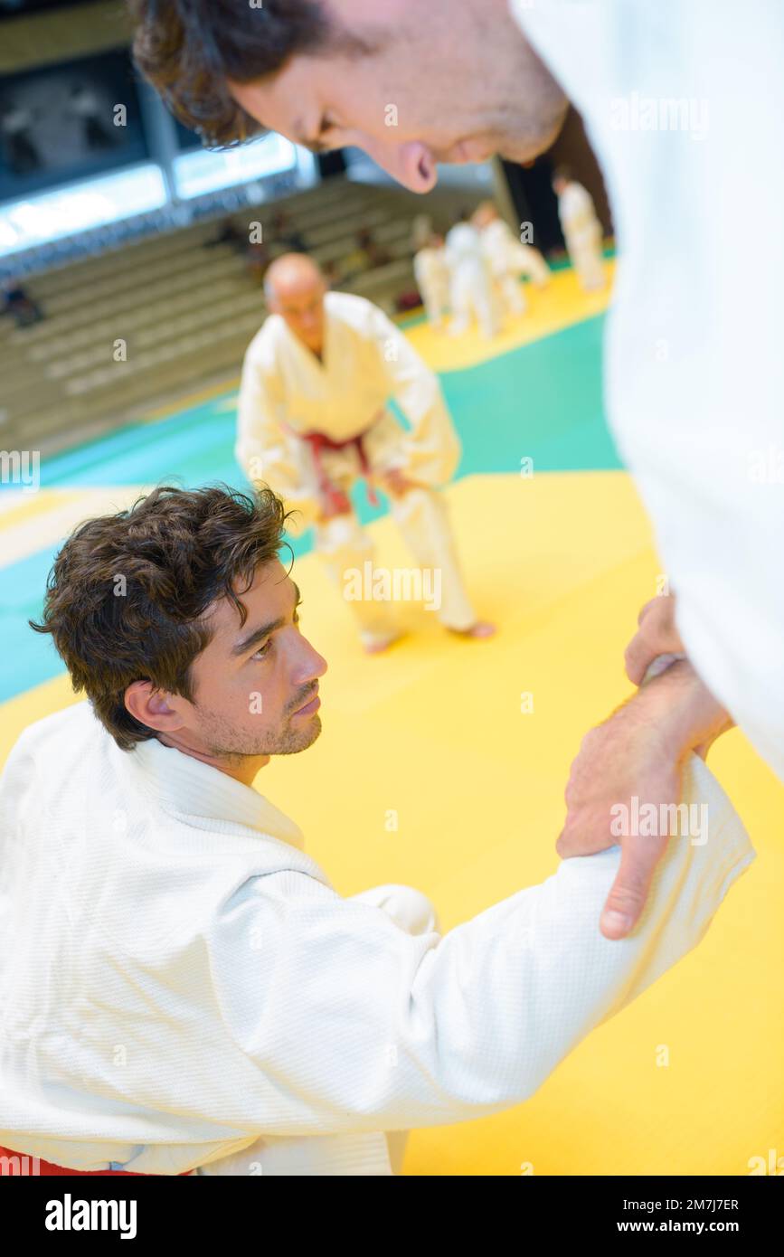 concept of people demonstrating an attack Stock Photo - Alamy