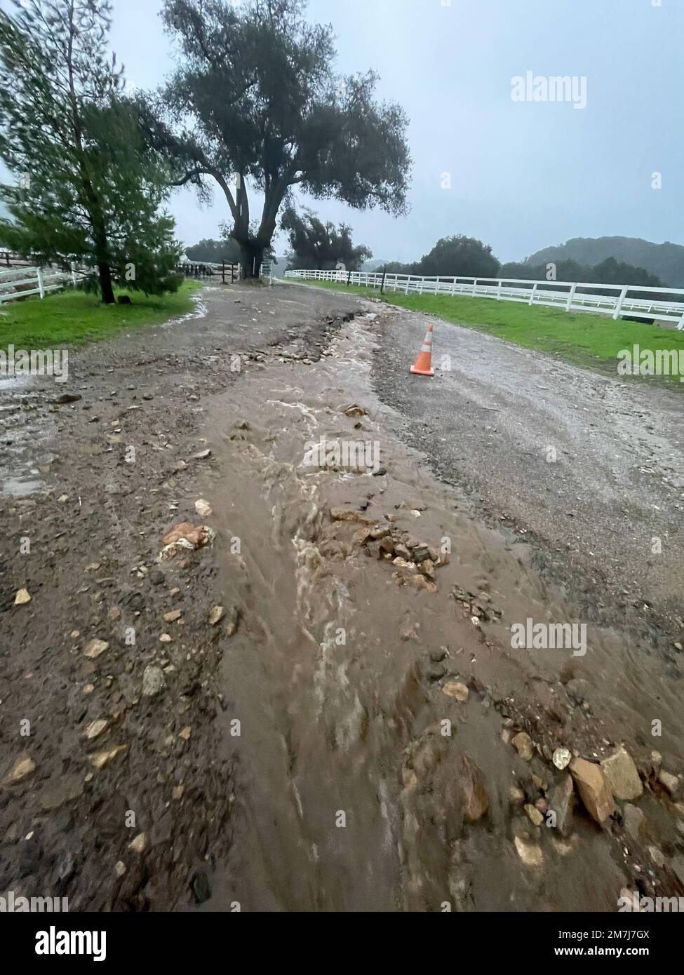Santa Barbara, California, U.S.A. 9th Jan, 2023. Flash Flooding in ...
