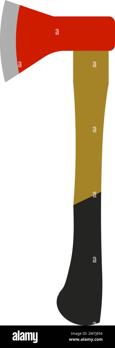 ax isolated on white background. Vector illustration Stock Vector Image ...