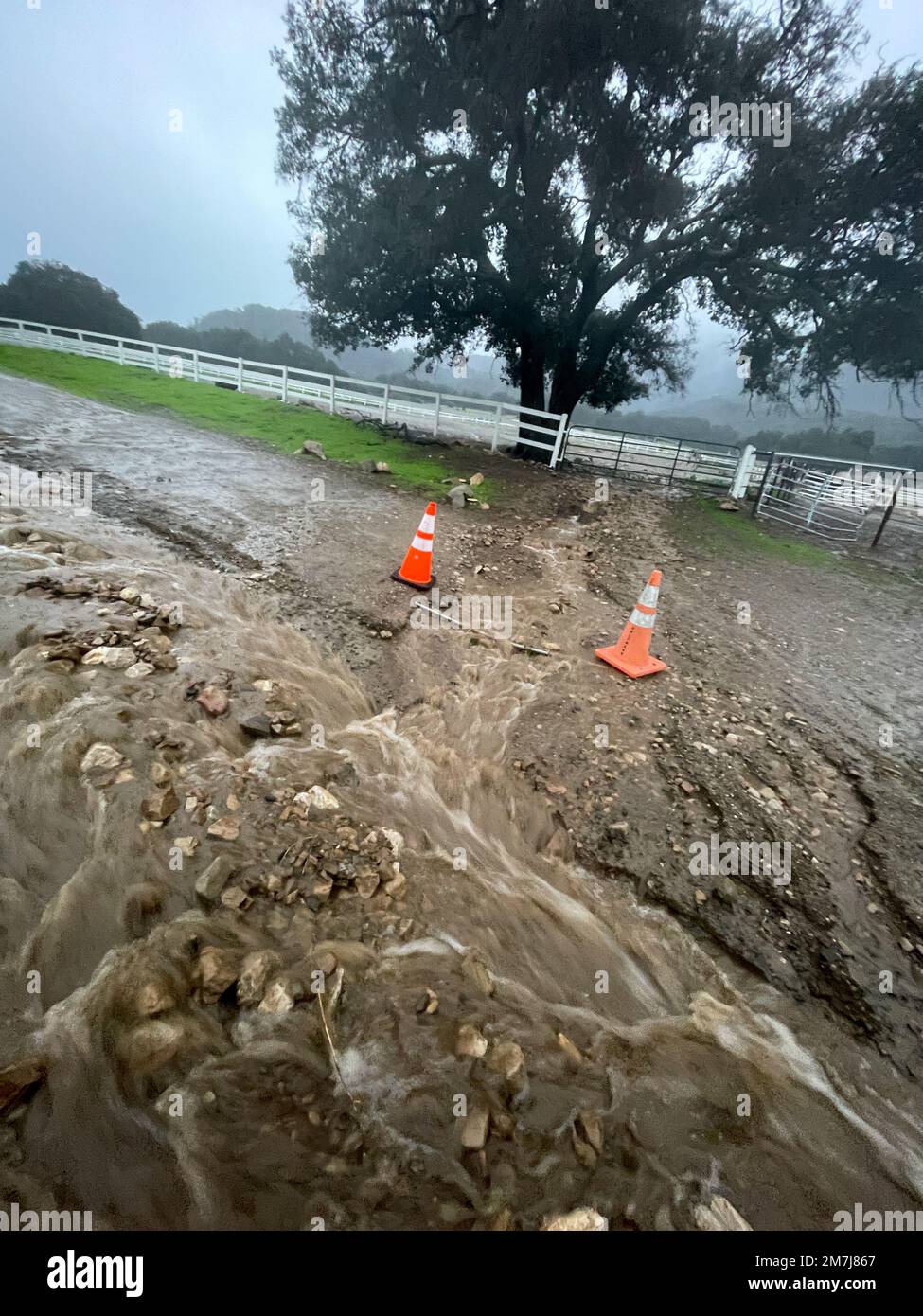 Santa Barbara, California, U.S.A. 9th Jan, 2023. Flash Flooding in ...