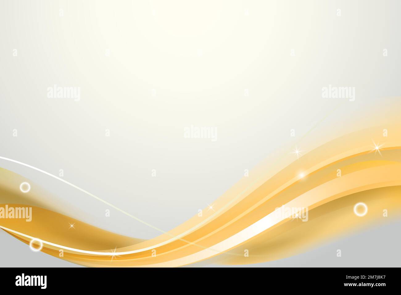 Gold curve frame template vector Stock Vector Image & Art - Alamy