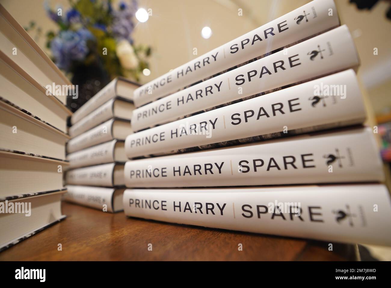Copies of the newly released autobiography from the Duke of Sussex ...